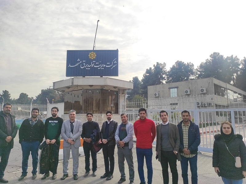 بازدید دانشجویان کارشناسی ارشد مهندسی برق قدرت دانشگاه از نیروگاه مشهد